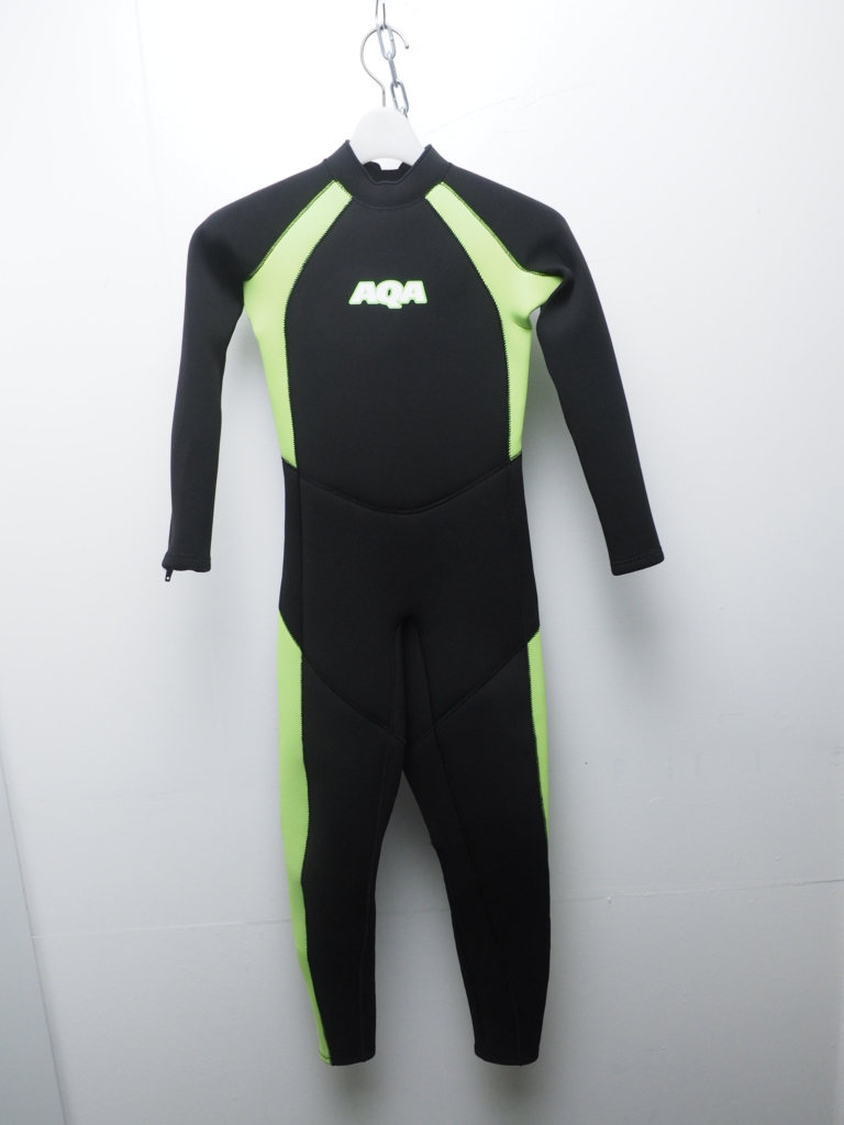 Yahoo!オークション - USED AQA 3mm キッズフルスーツ（ウェットスー...