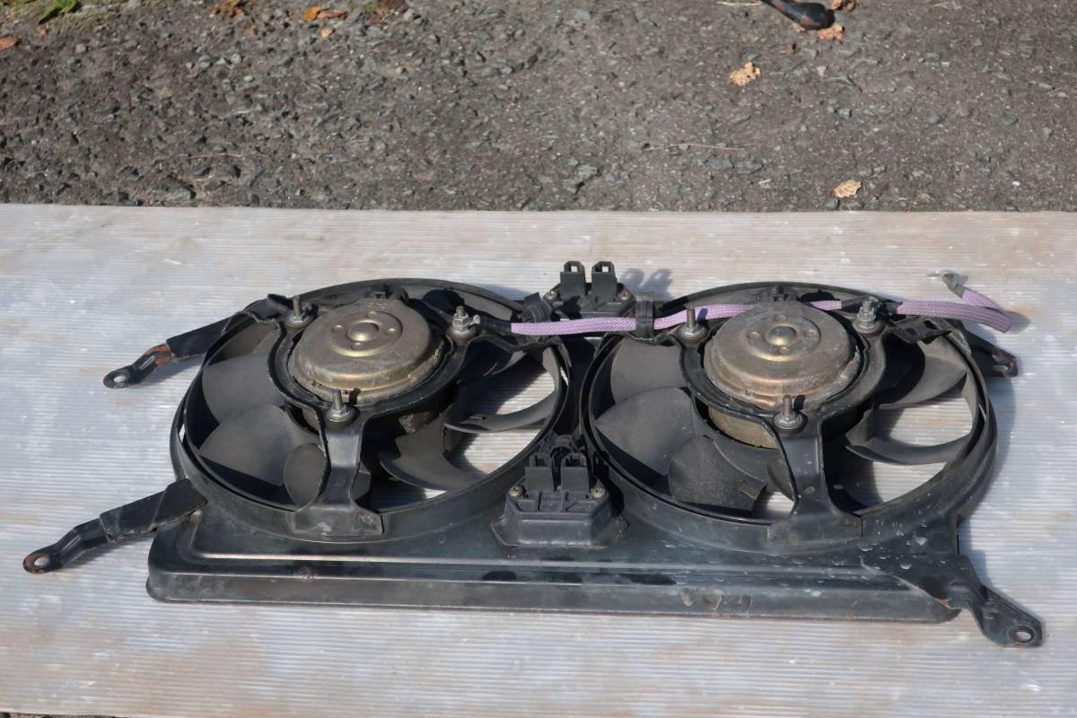 代購代標第一品牌－樂淘letao－H10 E-932A1 アルファロメオ 156 E/G 32401 V6 2.5 右ハンドル 純正 エンジン エアコン 電動ファン Assy / 96500km