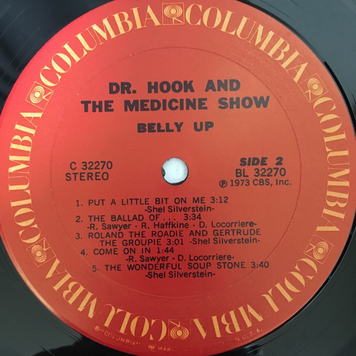 Yahoo!オークション - LP DR.HOOK / BELLY UP