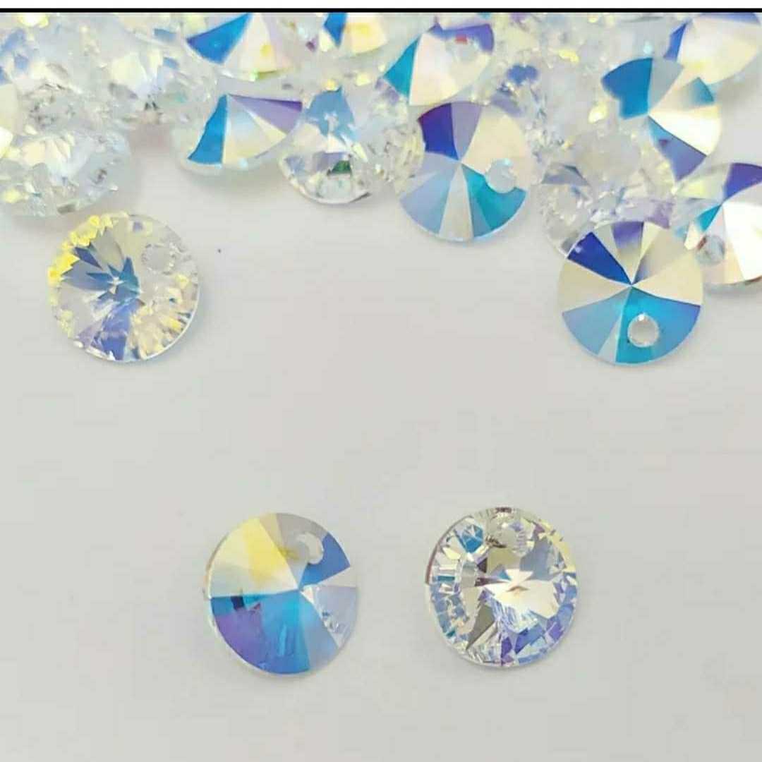 Yahoo!オークション - スワロフスキー #6428／8mm クリスタルAB／5個