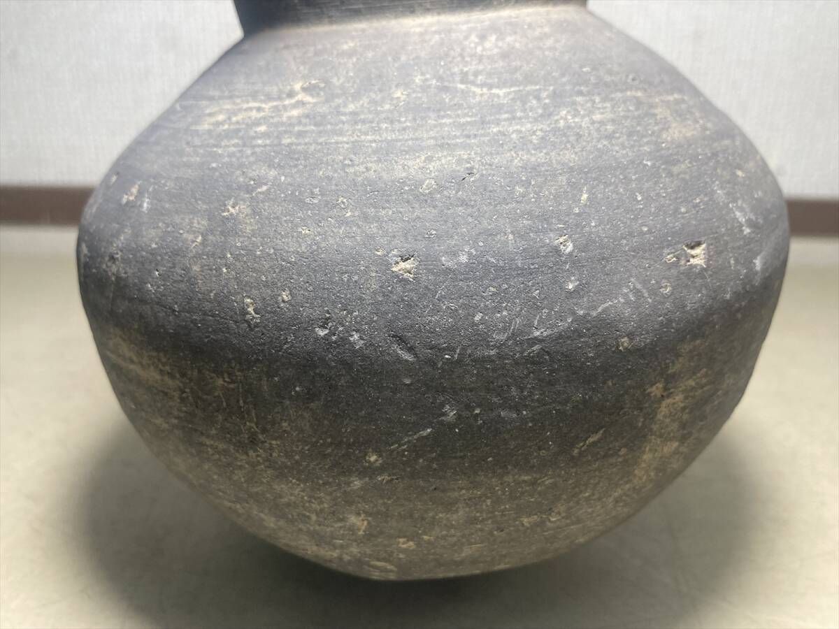 Yahoo!オークション - 京都8 時代物 須恵器 花瓶 花入 壺 高さ 約17cm ...