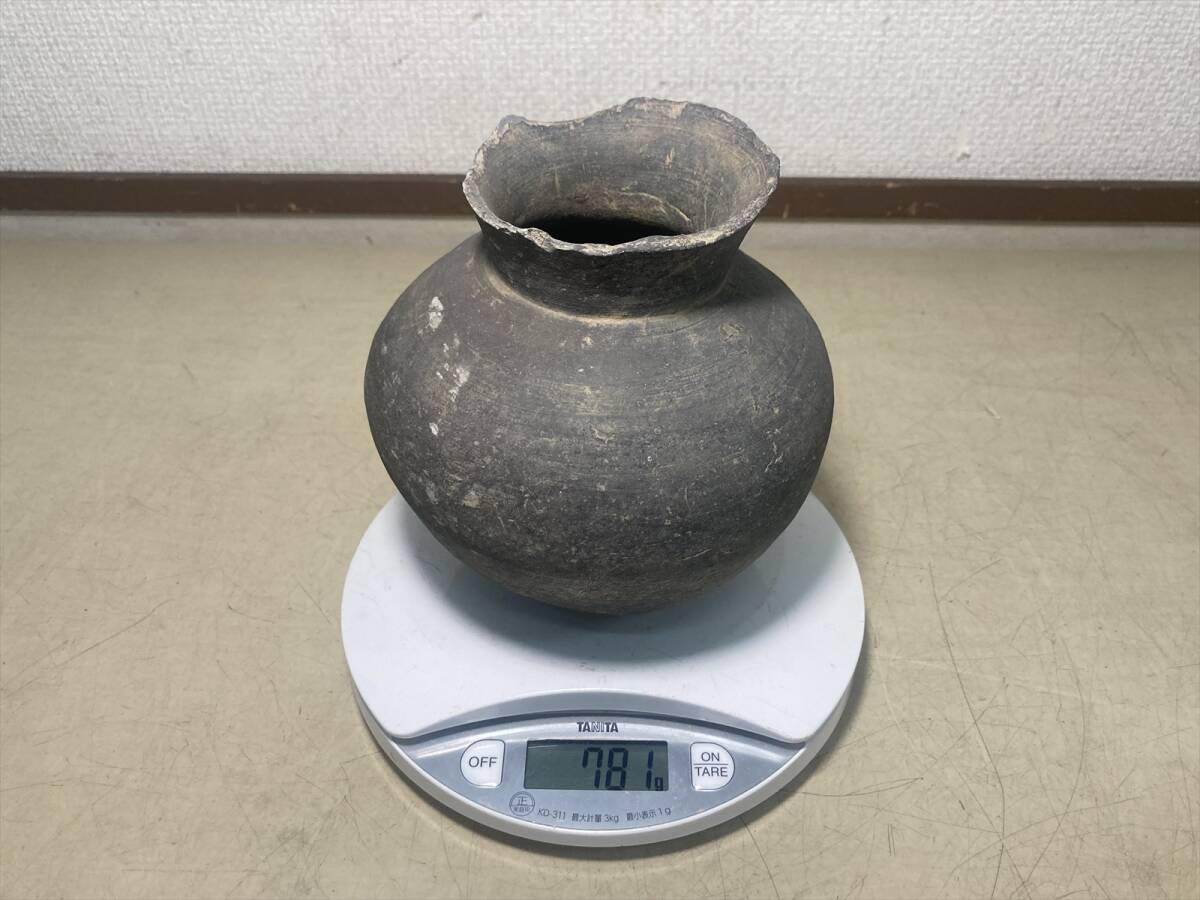 Yahoo!オークション - 京都8 時代物 須恵器 花瓶 花入 壺 高さ 約17cm ...