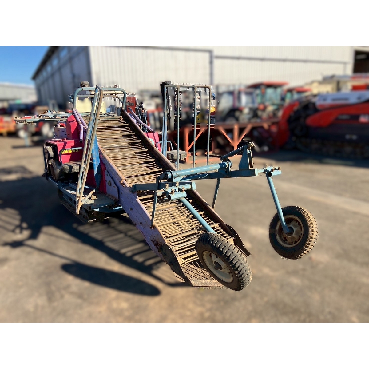 Yahoo!オークション - 【引取限定】茨城県渡し ニプロ 収穫機 GH652 ポ...