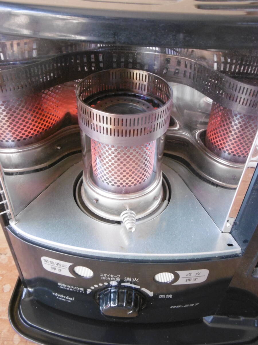 Yahoo!オークション - トヨトミ 石油ストーブ RS-237 2007年製 中古...