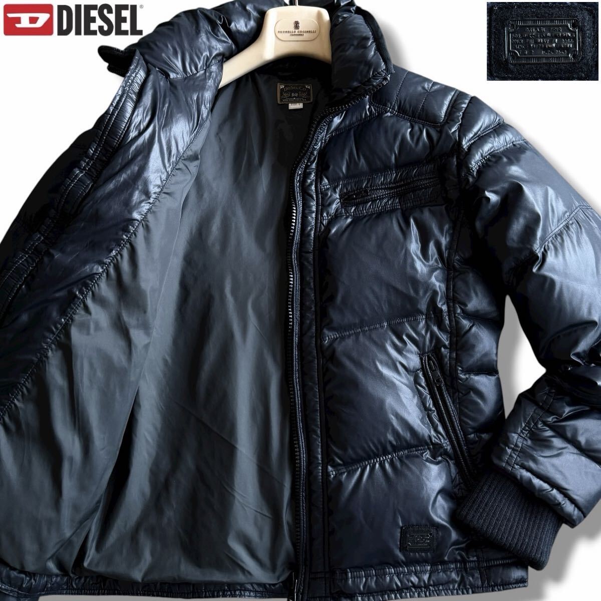 Yahoo!オークション - 極美品/Lサイズ DIESEL ディーゼル ライダースダ...