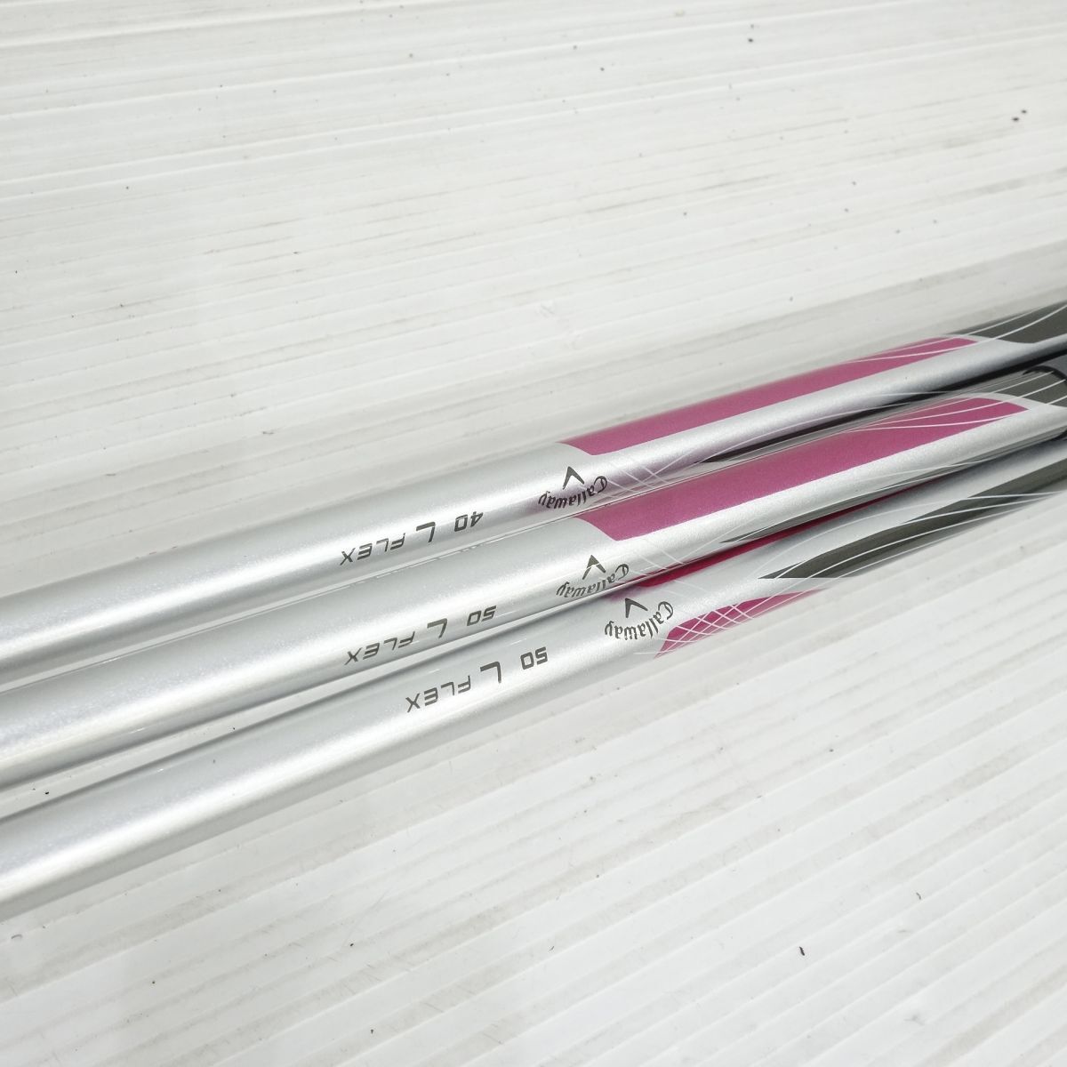 【樂淘letao】日本代購代標第一品牌－116 Callaway/キャロウェイ Solaire Gems ドライバー 5W 6H アイアン 7、9、P、S 7本セット レディース ゴルフクラブ ※中古