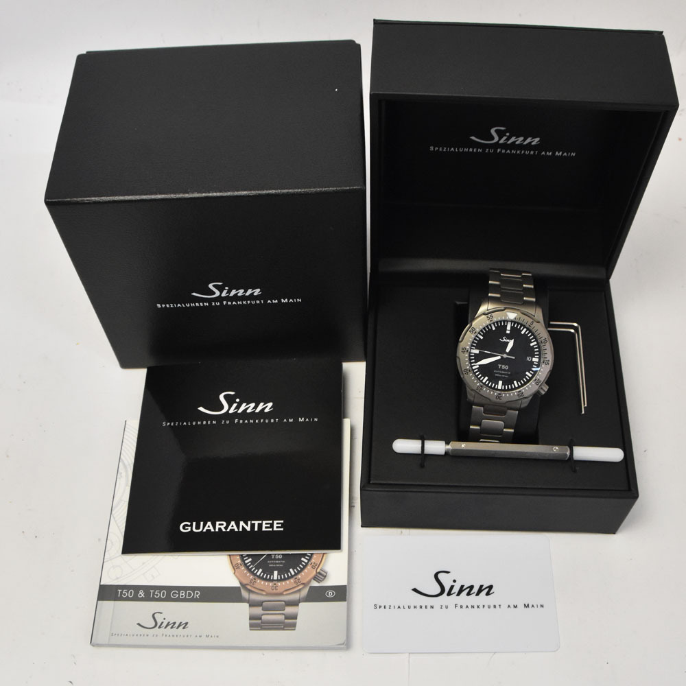 Yahoo!オークション - ジン Sinn 203.ARKTIS T50 ダイビング チタン 自...