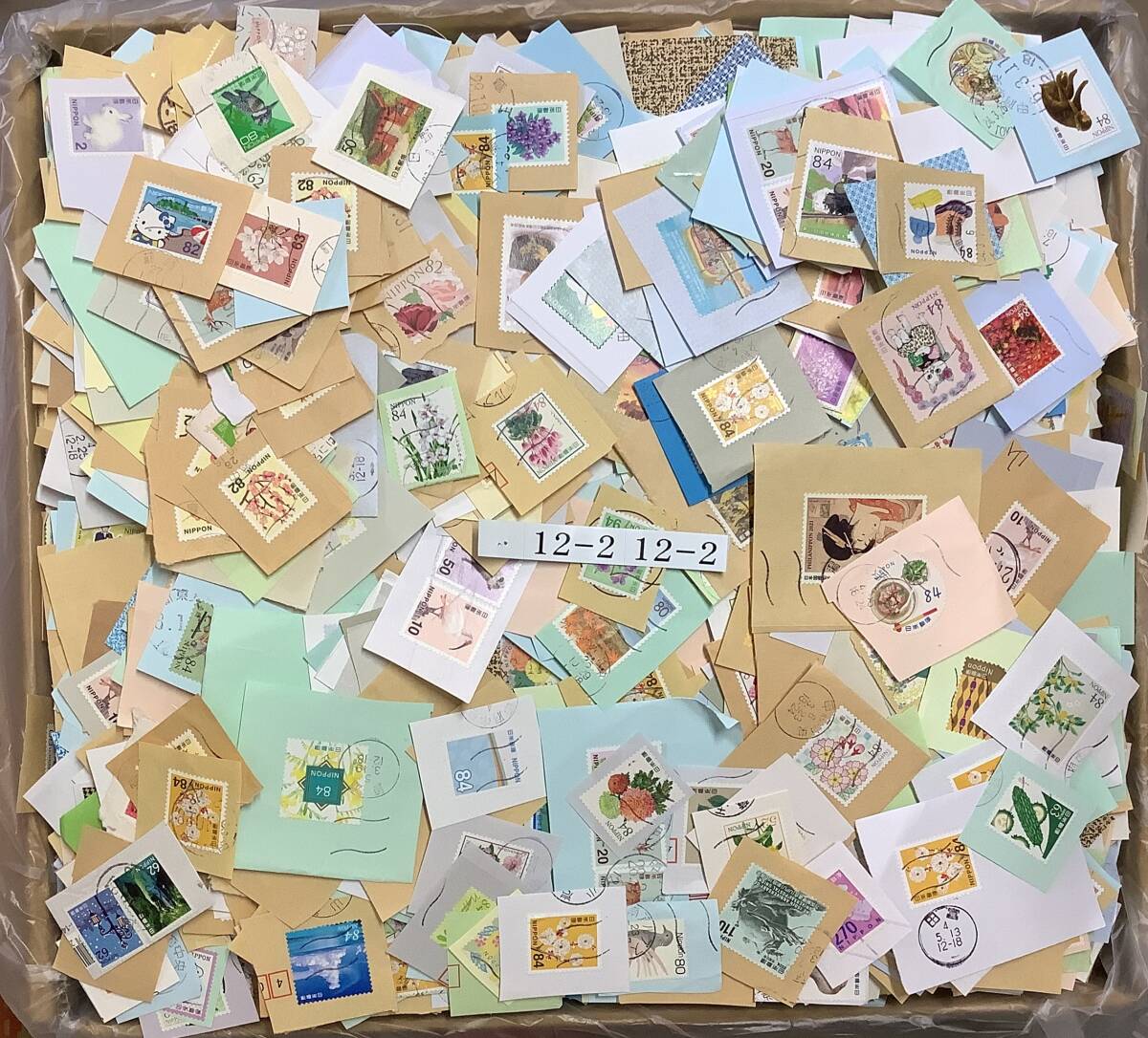 Yahoo!オークション - 使用済み紙付日本切手 11.2㎏（別におまけ 紙付...
