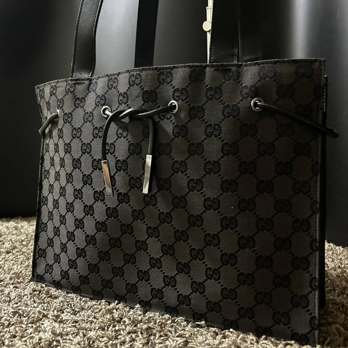 Yahoo!オークション - 1円~【美品】グッチ GUCCI トートバッグ メンズ ...