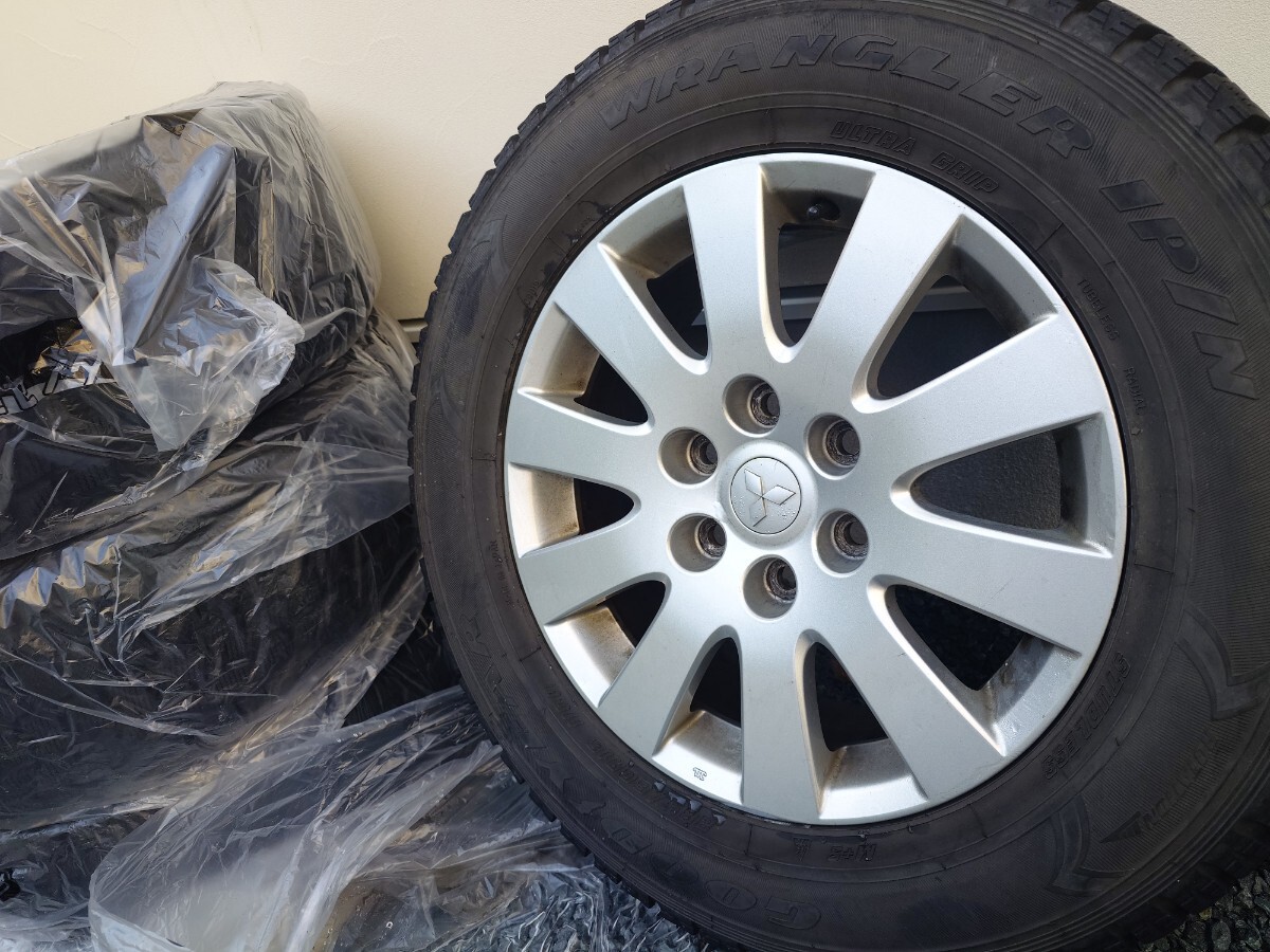 Yahoo!オークション - パジェロ V98W 純正ホイール 4本セット 265/60R1...