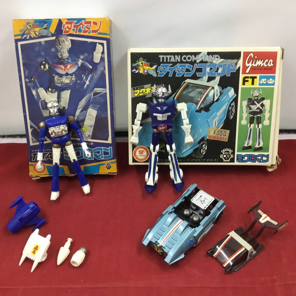 Yahoo!オークション - 当時物 TAKARA 旧タカラ マグネモ8 ミクロマン ...