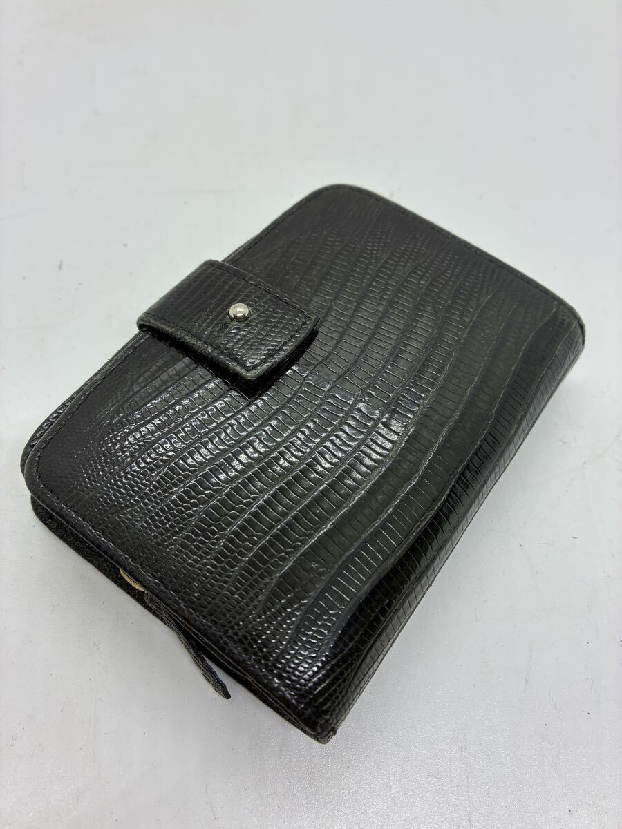 Yahoo!オークション - yoshie inaba 財布 コンパクト ブラック エキゾ...