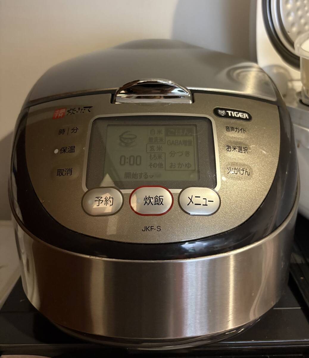 Yahoo!オークション - タイガー 土鍋IH炊飯器 炊飯ジャー 8合炊き JKFS...