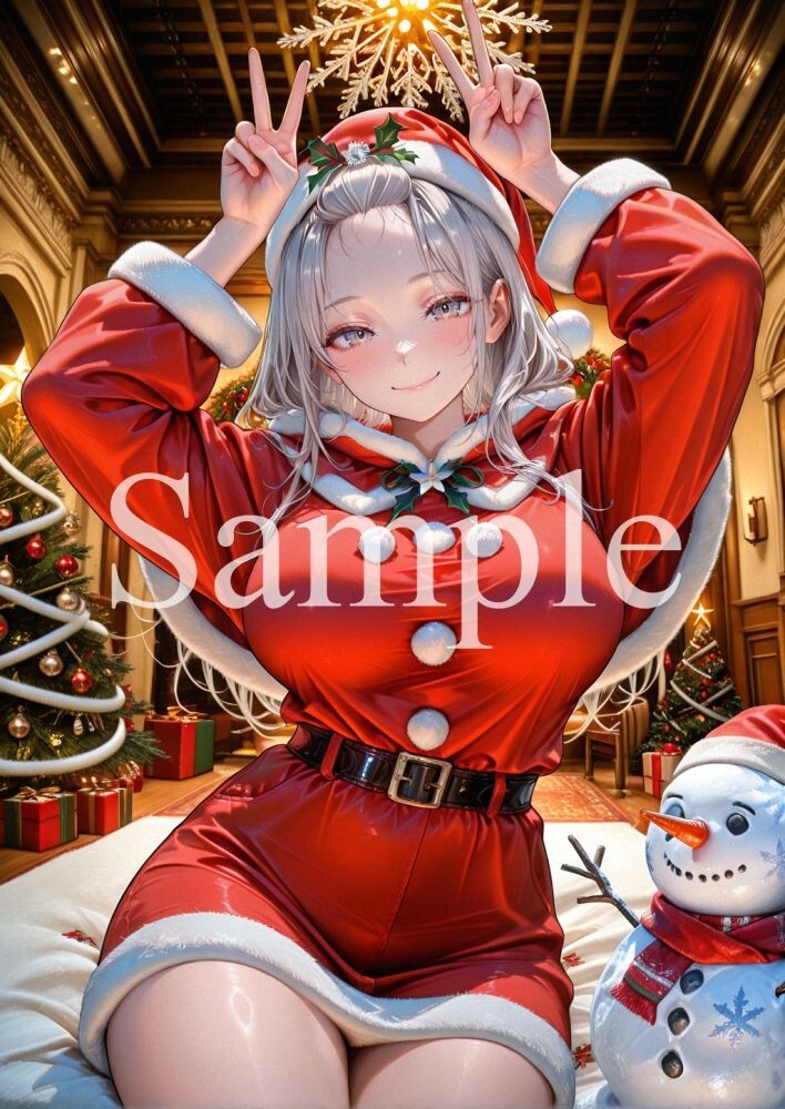 Yahoo!オークション - ガールズスナップ クリスマス サンタ 美乳 コス...