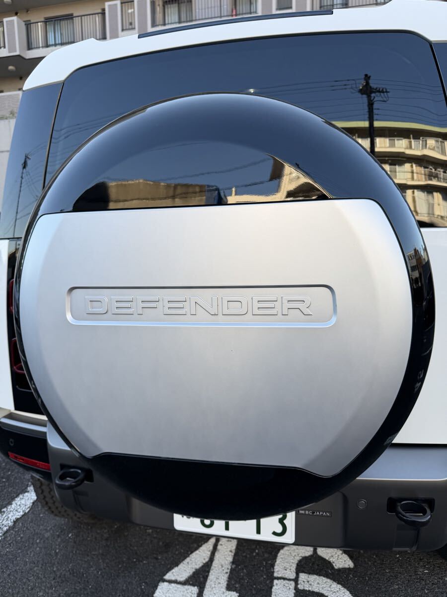 Yahoo!オークション - ランドローバー ディフェンダー スペアタイヤカ...