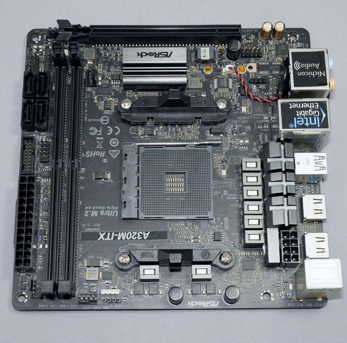 Yahoo!オークション - ASRock A320M-ITX Socket AM4対応 Mini-ITXマザ...