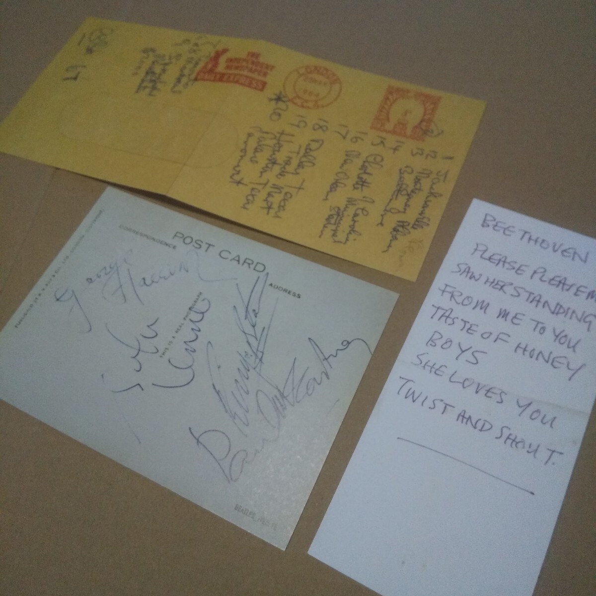 Yahoo!オークション - ビートルズ レプリカ 3種 ポールマッカートニー ...