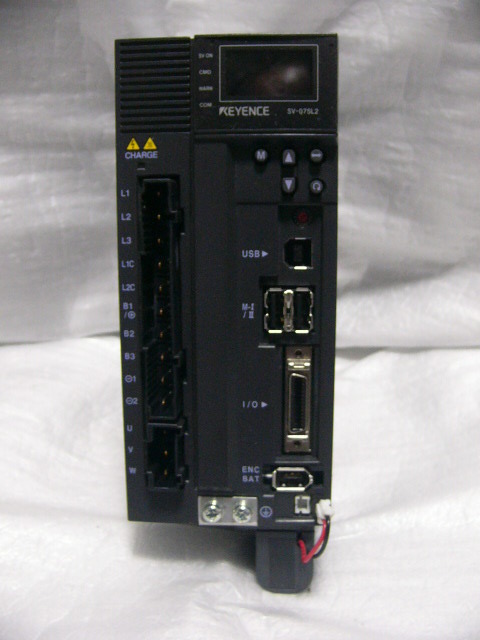 Yahoo!オークション - 動作保証美品 KEYENCE SV-075L2 ACサーボシステ...