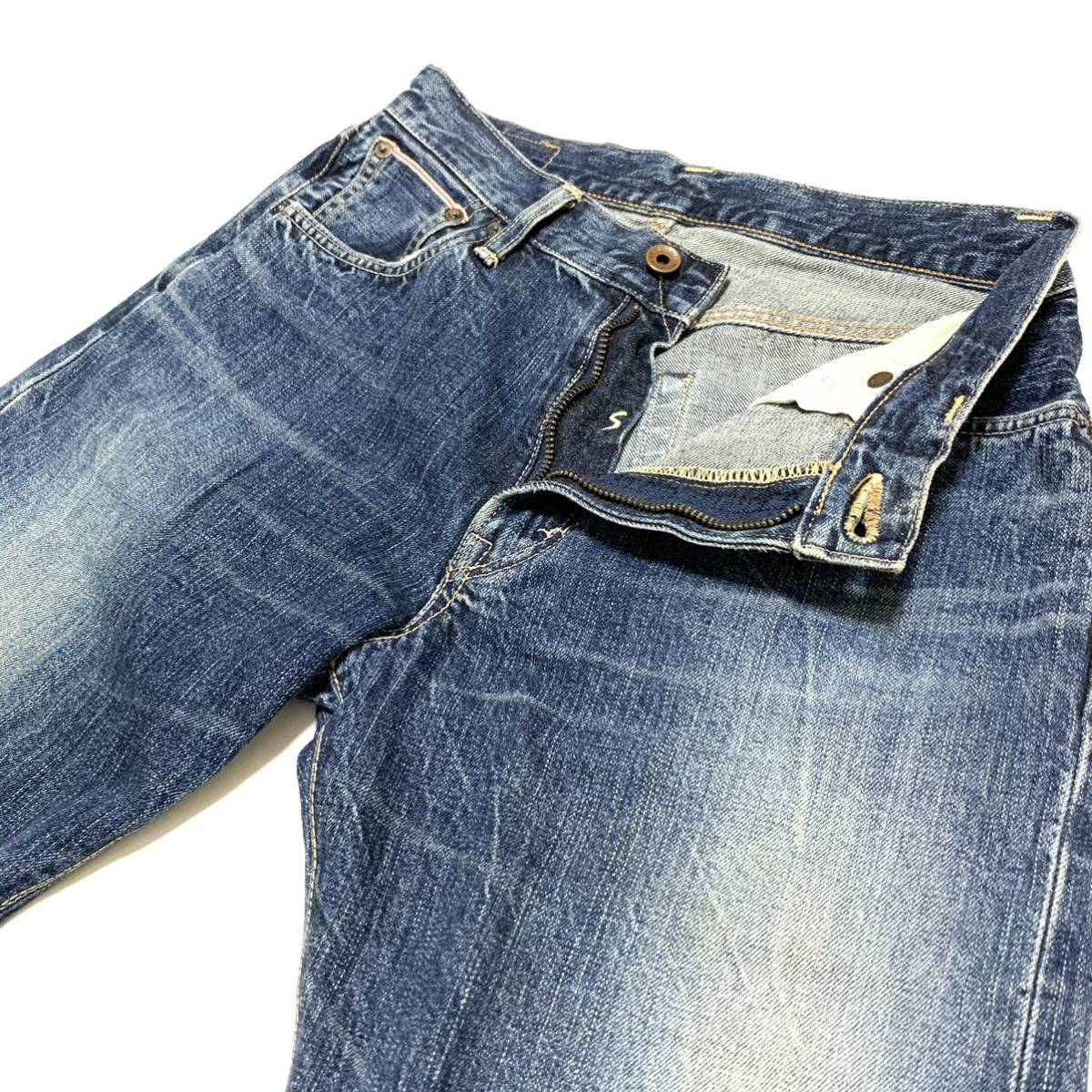 USED品】 EDWIN エドウィン 505S3 セルビッチ 赤耳 W29 ウエスト USED品】 EDWIN エドウィン 505S3 セルビッチ 赤耳 W29 ウエスト
