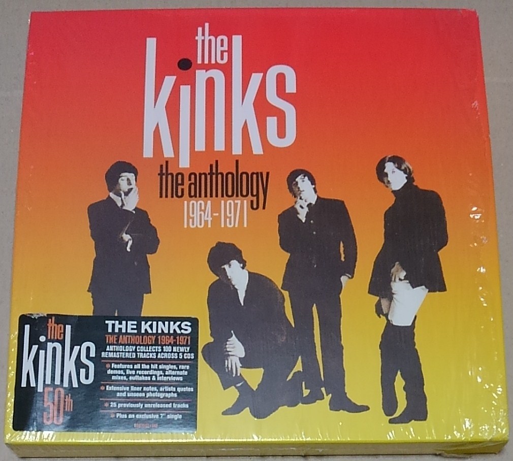 Yahoo!オークション - 【5CD+1EP】KINKS / ANTHOLOGY 1964-1971 EU盤 ...