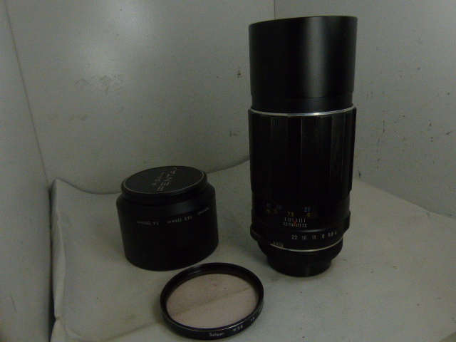 Yahoo!オークション - 超美品 M42 SMC タクマ 200㎜F4 フード付