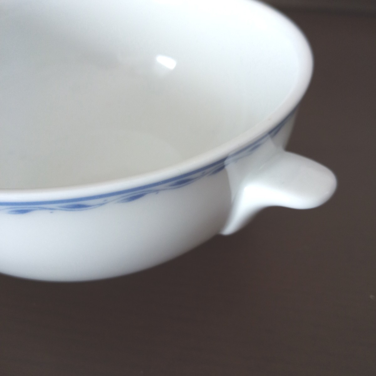 未使用 NARUMI Fine China ナルミ ブルーボーダースープカップ 未使用 NARUMI Fine China ナルミ ブルーボーダースープカップ