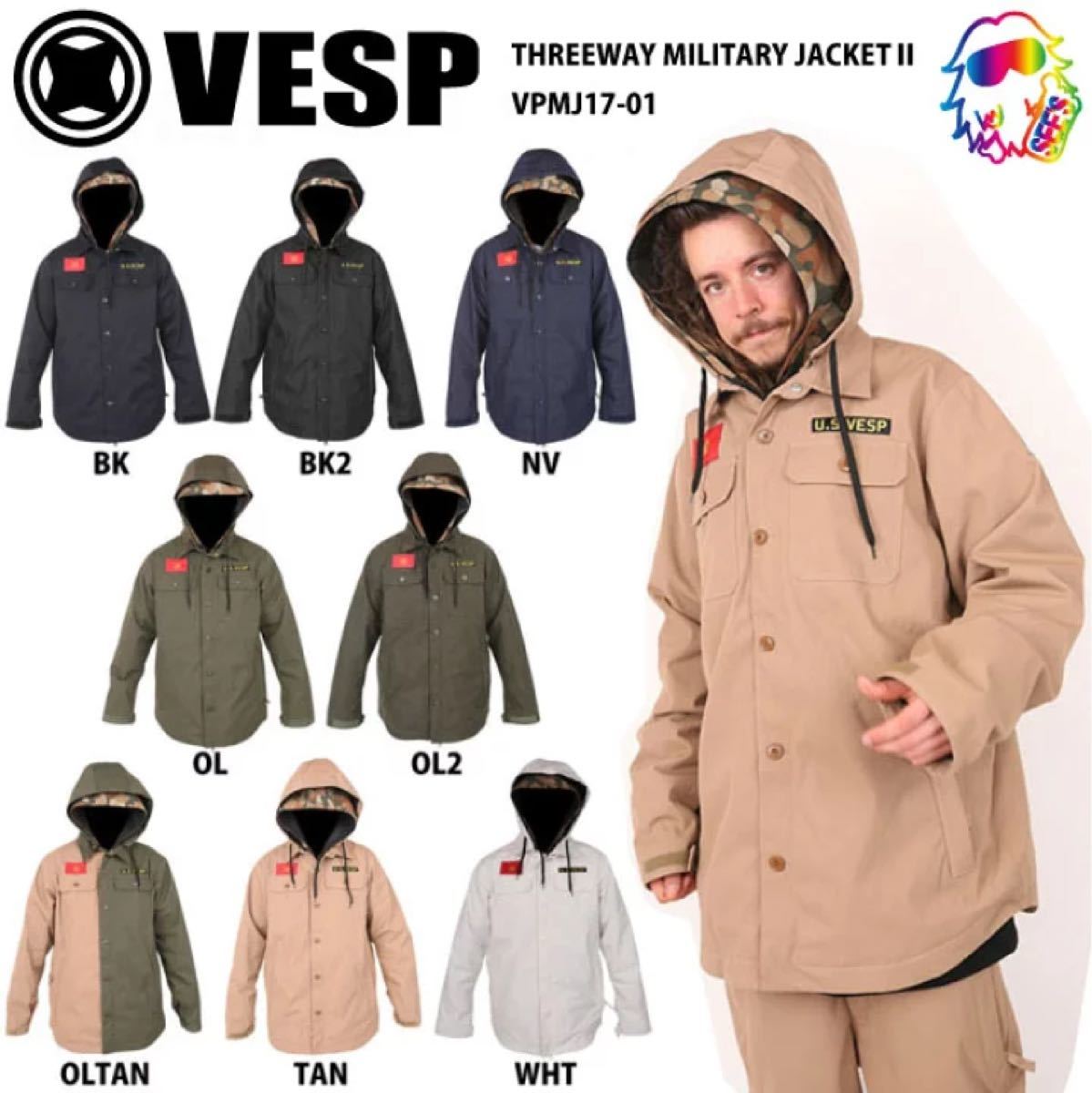VESP ベスプ コーチ コーチジャケット ネイビー 紺 THREEWAY VESP ベスプ コーチ コーチジャケット ネイビー 紺 THREEWAY