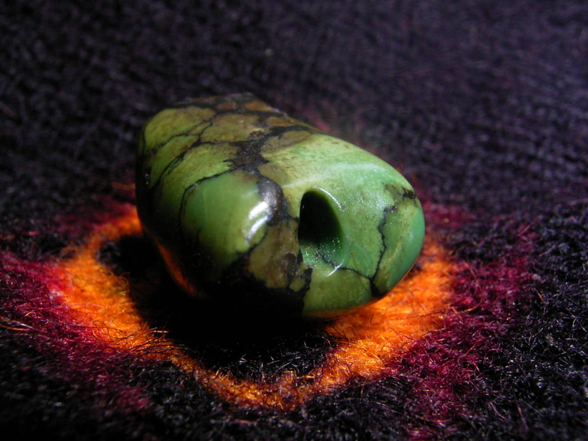 【樂淘letao】日本代購代標第一品牌－アンティーク チベタン ターコイズ gyu ユ Tibet 老天珠 天珠