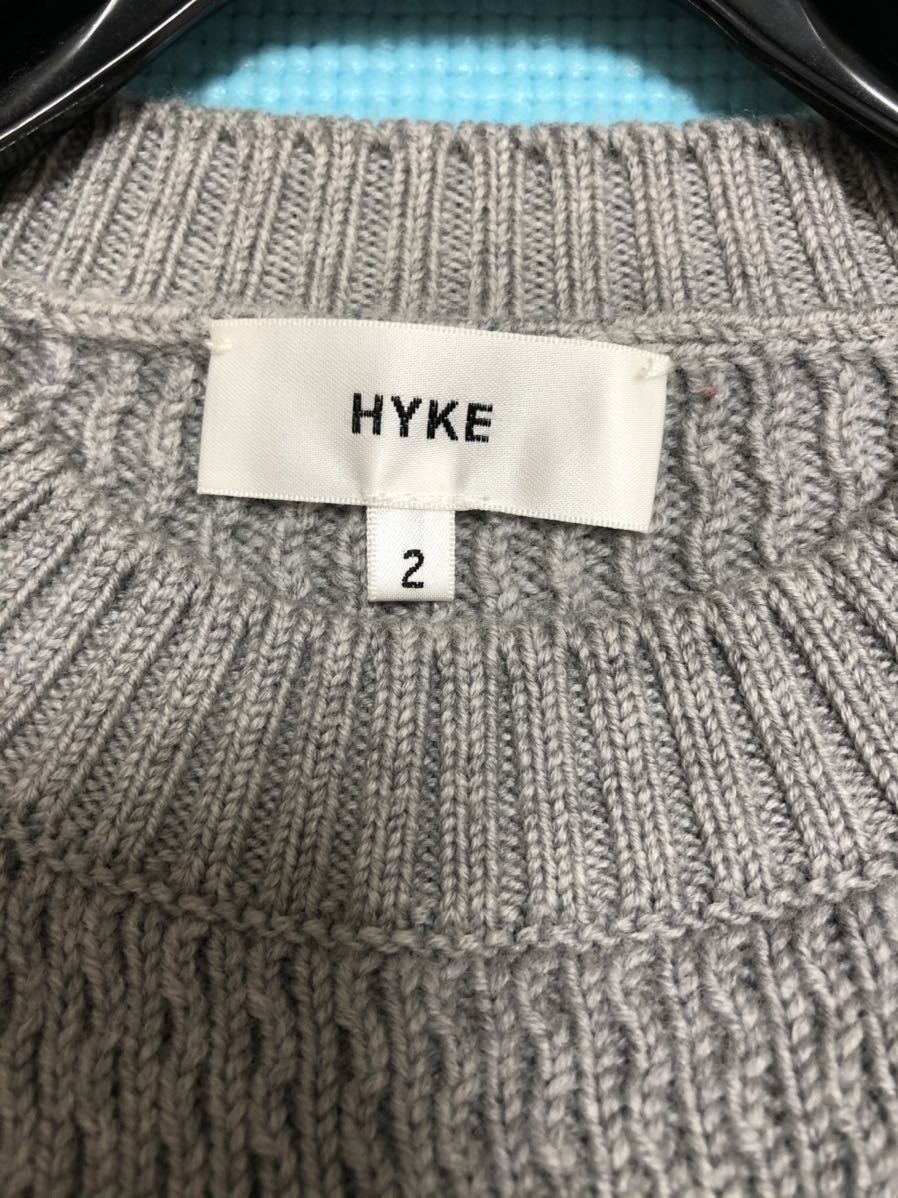 Yahoo!オークション - HYKE ニットセーター ハイク green グリーン