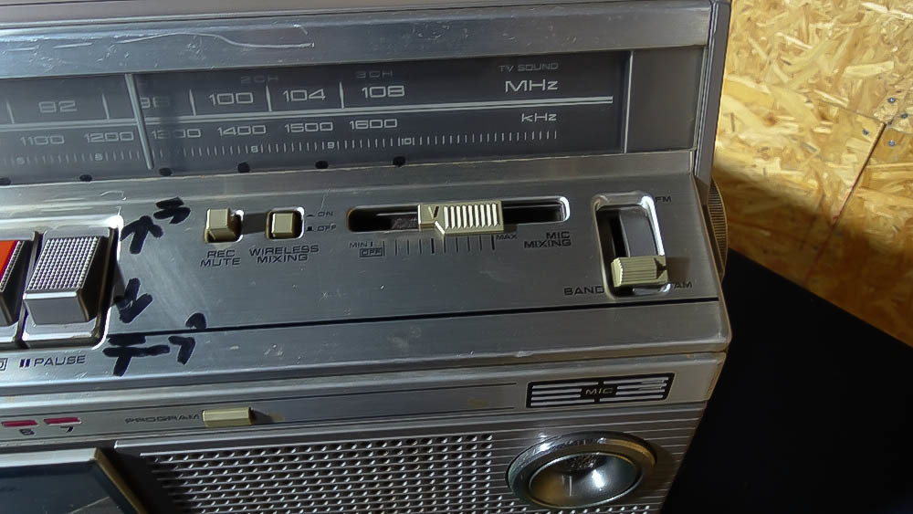 代購代標第一品牌－樂淘letao－希少★National ナショナル 昭和レトロ RX-5300 FM-AM ラジカセ★電池でも使える 非常用にも