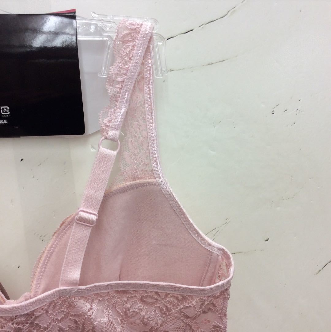 Yahoo!オークション - [K396] バストラインすっきり【LL ピンク】ノン...