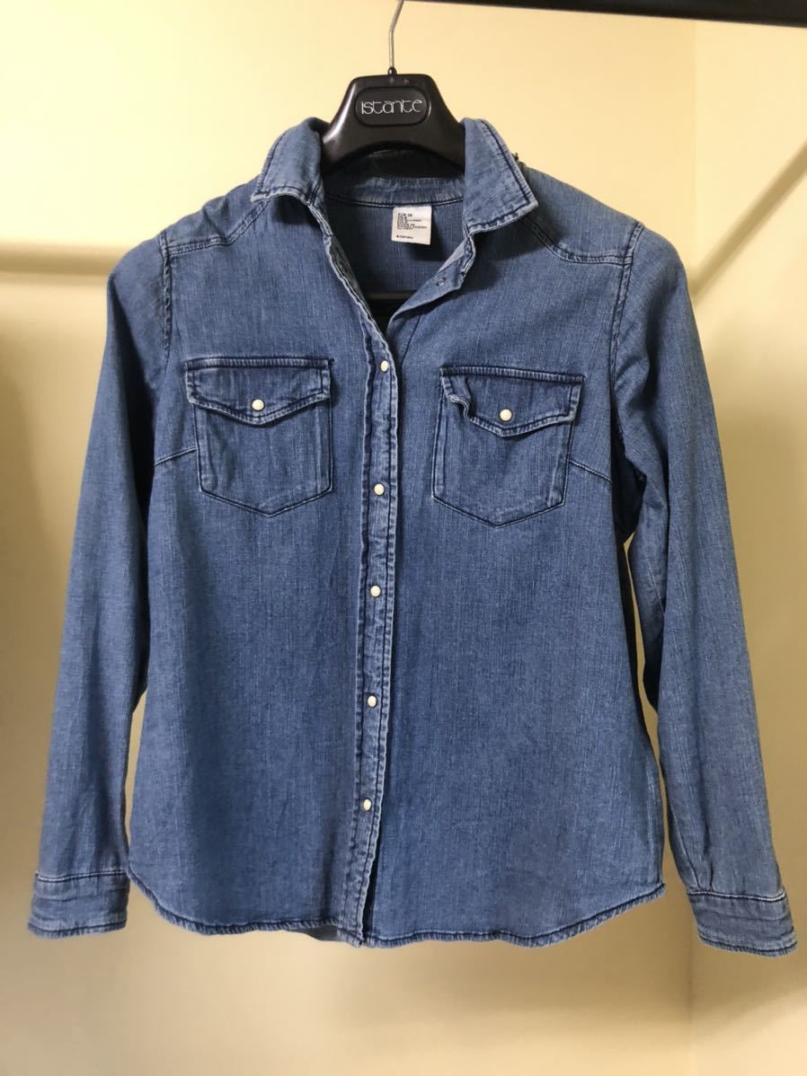 Yahoo!オークション - H&M エイチアンドエム 上着 デニムジャケットDEN...