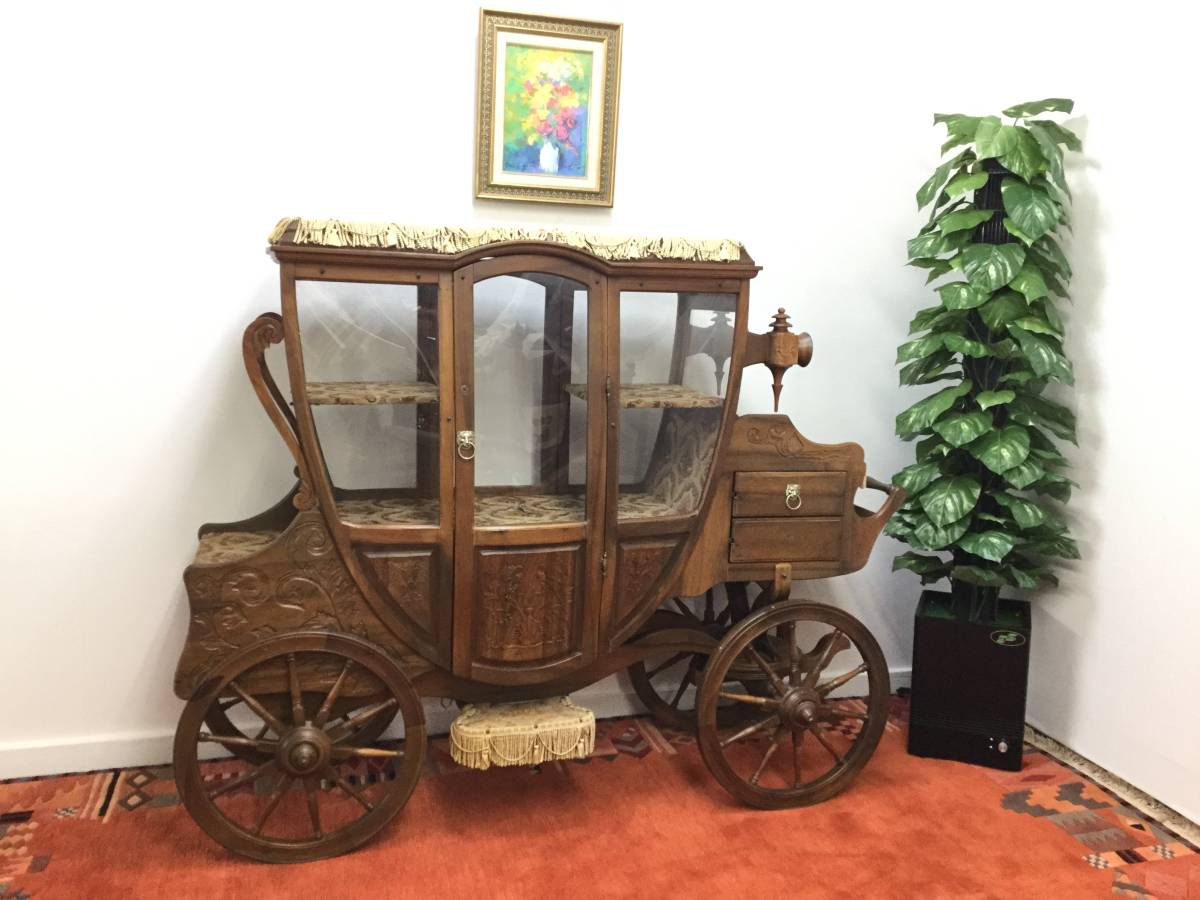 最高級 豪華!アンティーク家具 シンデレラ 馬車型 イタリアン 最高級 豪華!アンティーク家具 シンデレラ 馬車型 イタリアン