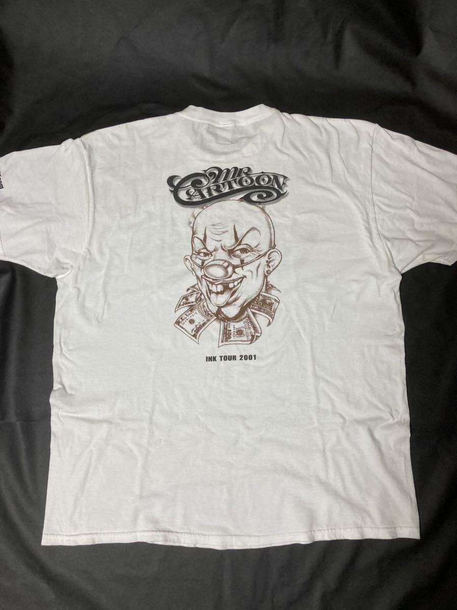 Yahoo!オークション - Mister Cartoon INK TOUR 2001 clown T Yahoo!オークション - Mister Cartoon INK TOUR 2001 clown T