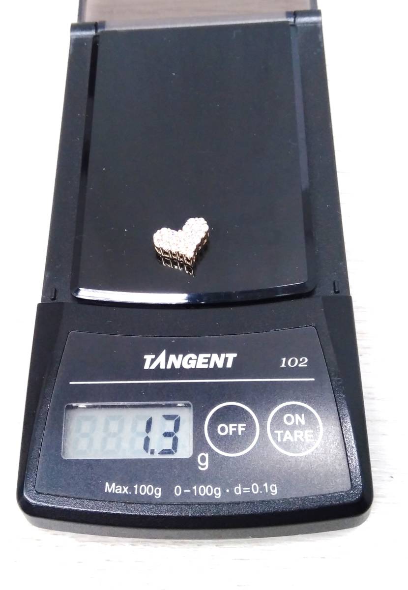 Yahoo!オークション - K10 カラーストーン ペンダントトップ ハート 約...