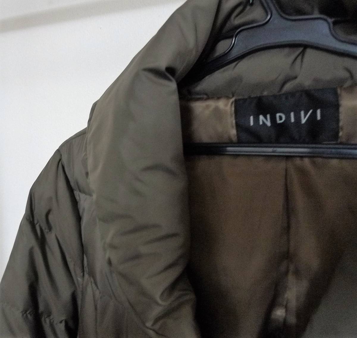 Yahoo!オークション - インディビ INDIVI サイズ42 ダウンコート レデ...