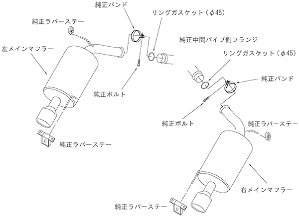 HKS マフラー リーガマックスプレミアム LEGAMAX Premium RM ニッサン スカイライン DBA- KV36/PV36/V36 32018-AN019(社外品)｜売買された ...