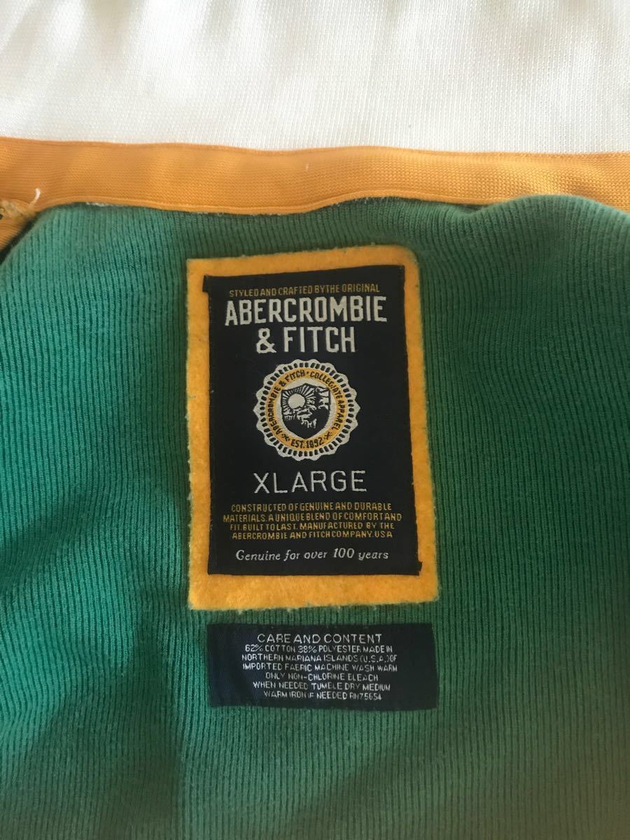 Abercrombie&Fitch アバクロ ジャージ メンズ XL アウター 緑 緑 Abercrombie&Fitch アバクロ ジャージ メンズ XL アウター 緑 緑
