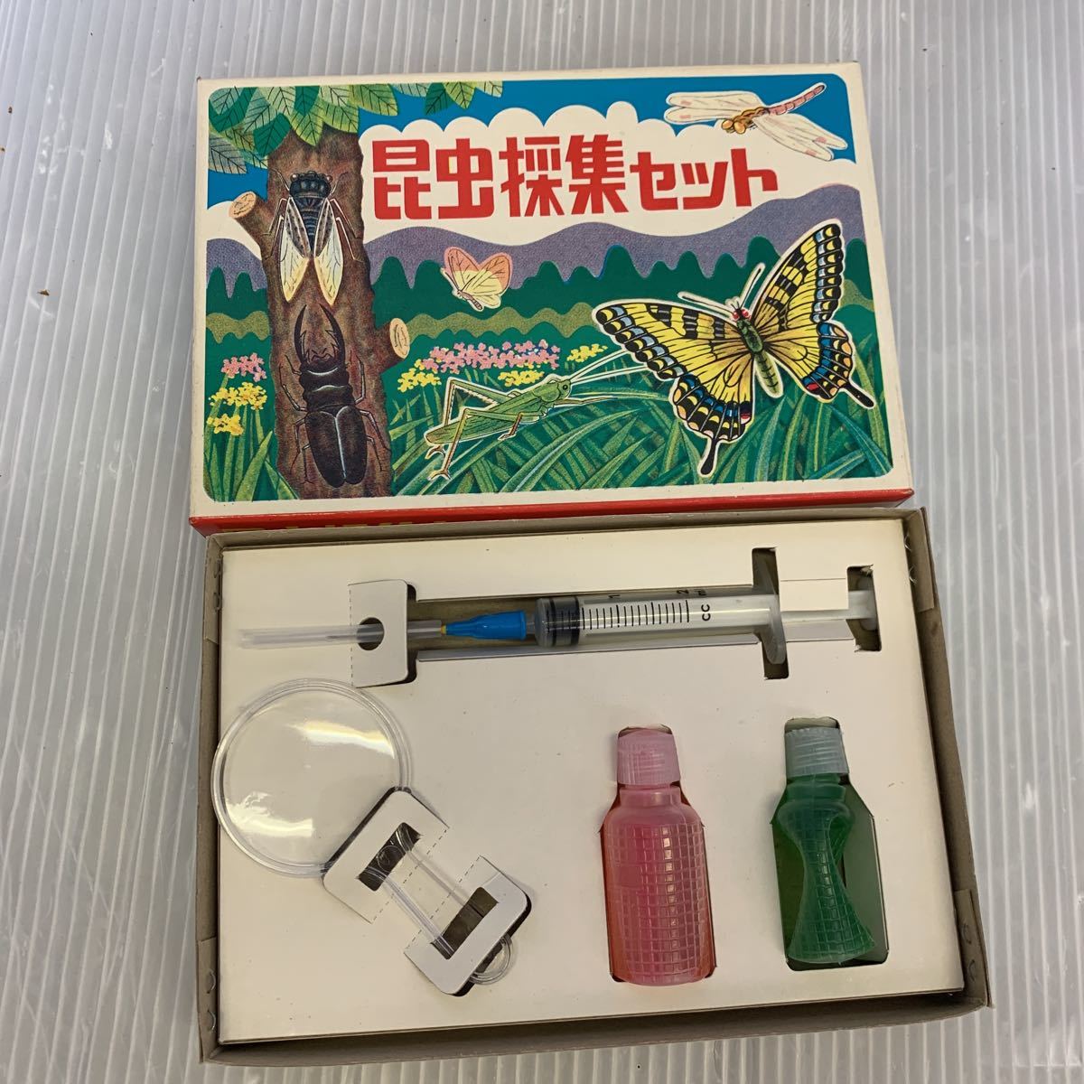 Yahoo!オークション - a615 当時物 新品未使用 昆虫採取セット 虫取り ...