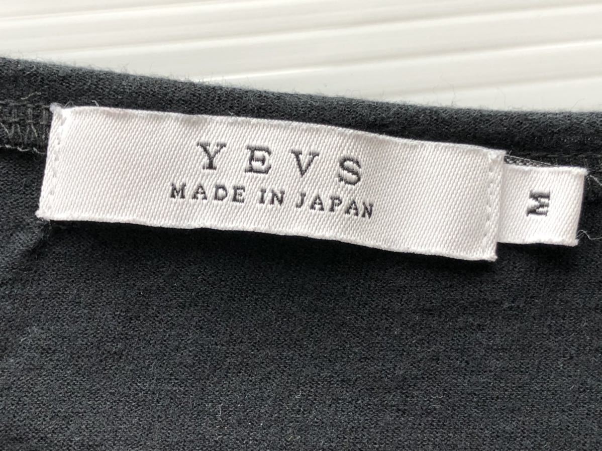 イーヴス Vネック Tシャツ ブラックTシャツ シンプル 日本製 襟フェイクレイヤード ハイクオリティー YEVS 玉3363(無地)｜売買されたオークション情報、yahooの商品情報を ...