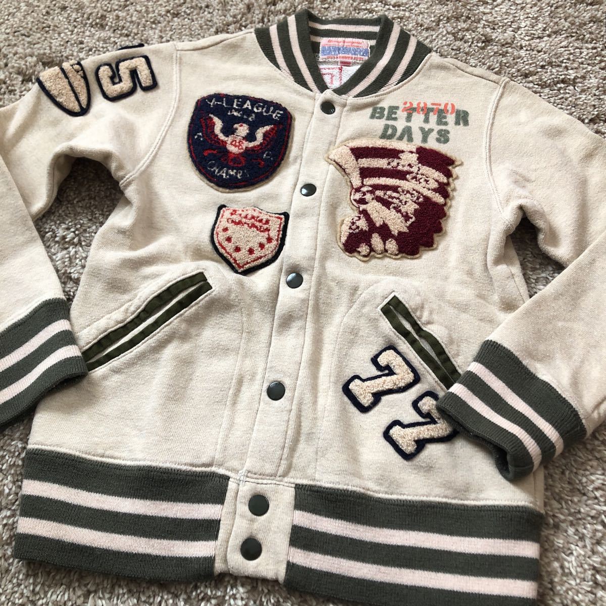 Yahoo!オークション - デニム&ダンガリー スタジャン 130㎝FITH