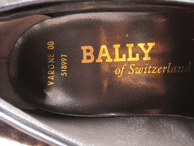 Yahoo!オークション - 即決 美品 7E≒25cm位 BALLY バリー 本革 レザー...