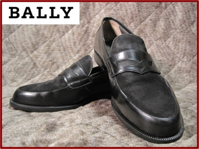 Yahoo!オークション - 即決 美品 7E≒25cm位 BALLY バリー 本革 レザー...