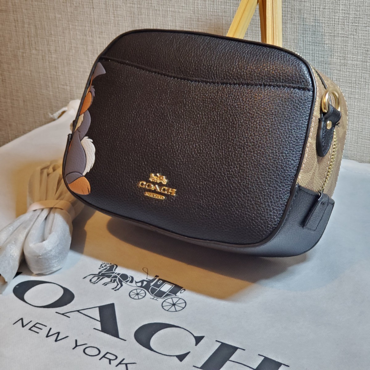 COACH コーチとんすけ ディズニーコラボ カメラバッグ COACH コーチとんすけ ディズニーコラボ カメラバッグ