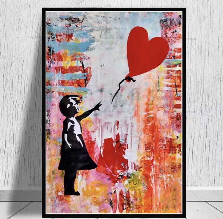 Yahoo!オークション - G451 BANKSY バンクシー スカイ アートポスター ...