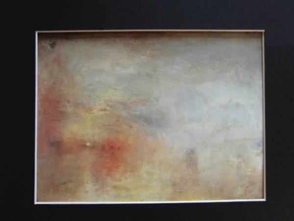 J.M.W.ターナー、後期の未発表油彩作品、希少画集画、高級額装 J.M.W.ターナー、後期の未発表油彩作品、希少画集画、高級額装