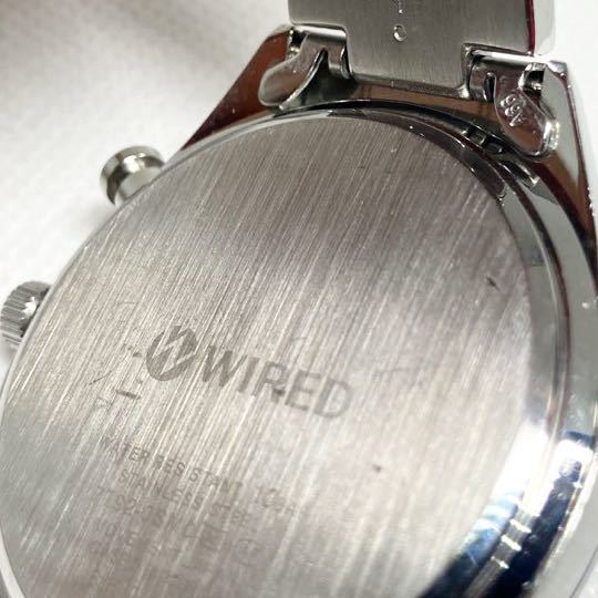 美品 電池新品 送料込 セイコー SEIKO ワイアード WIRED クロノ 美品 電池新品 送料込 セイコー SEIKO ワイアード WIRED クロノ