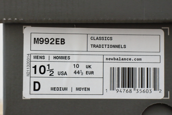 Yahoo!オークション - 送料無料 新品 未使用 MADE IN USA NEW BALANCE...