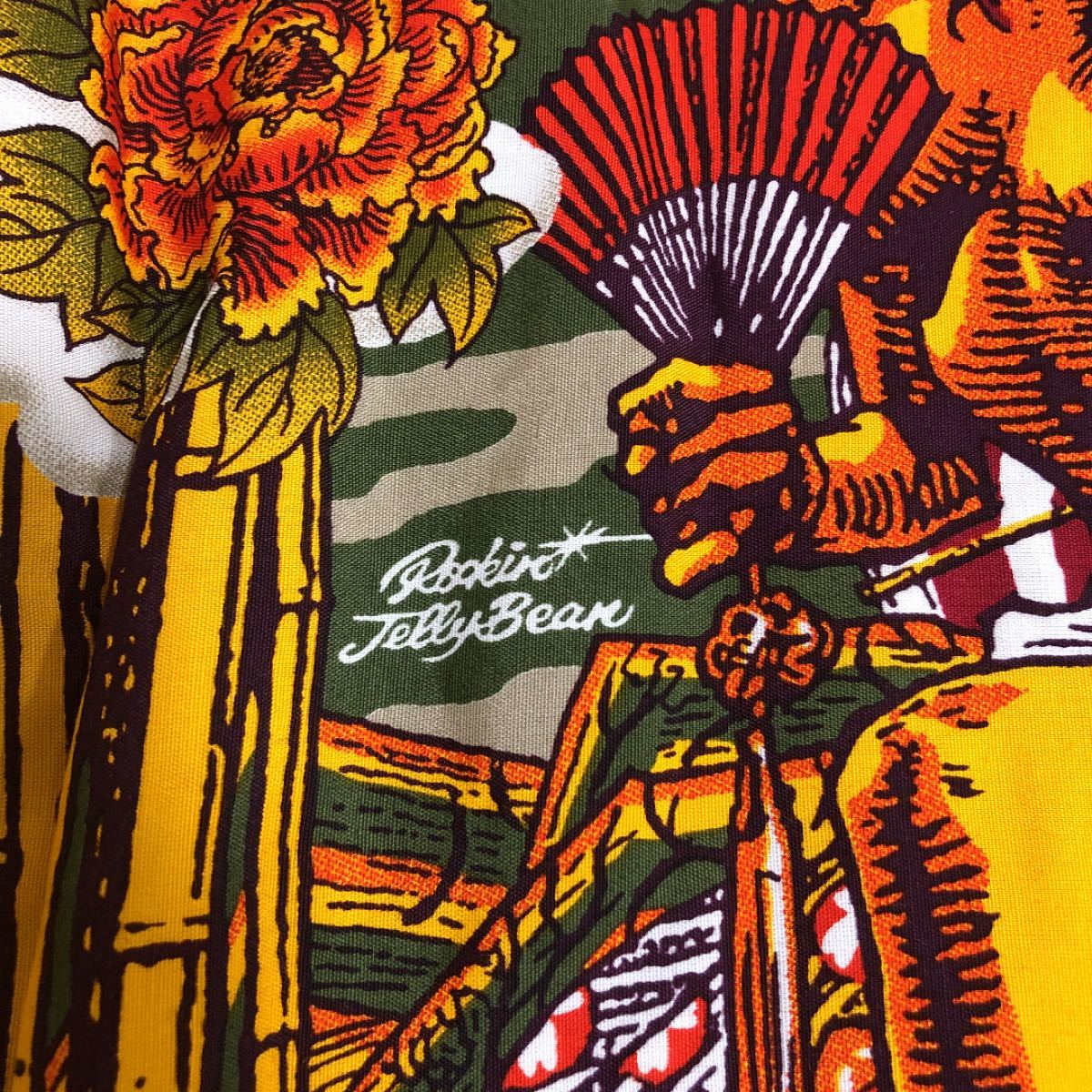 Dry Bones アロハシャツ ロッキンジェリービーン KAGUYA BABY Dry Bones アロハシャツ ロッキンジェリービーン KAGUYA BABY