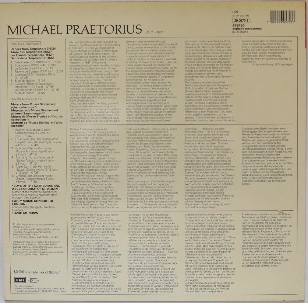 Yahoo!オークション - 【希少】プレトリウス 「テルプシコーレ」とモテ...